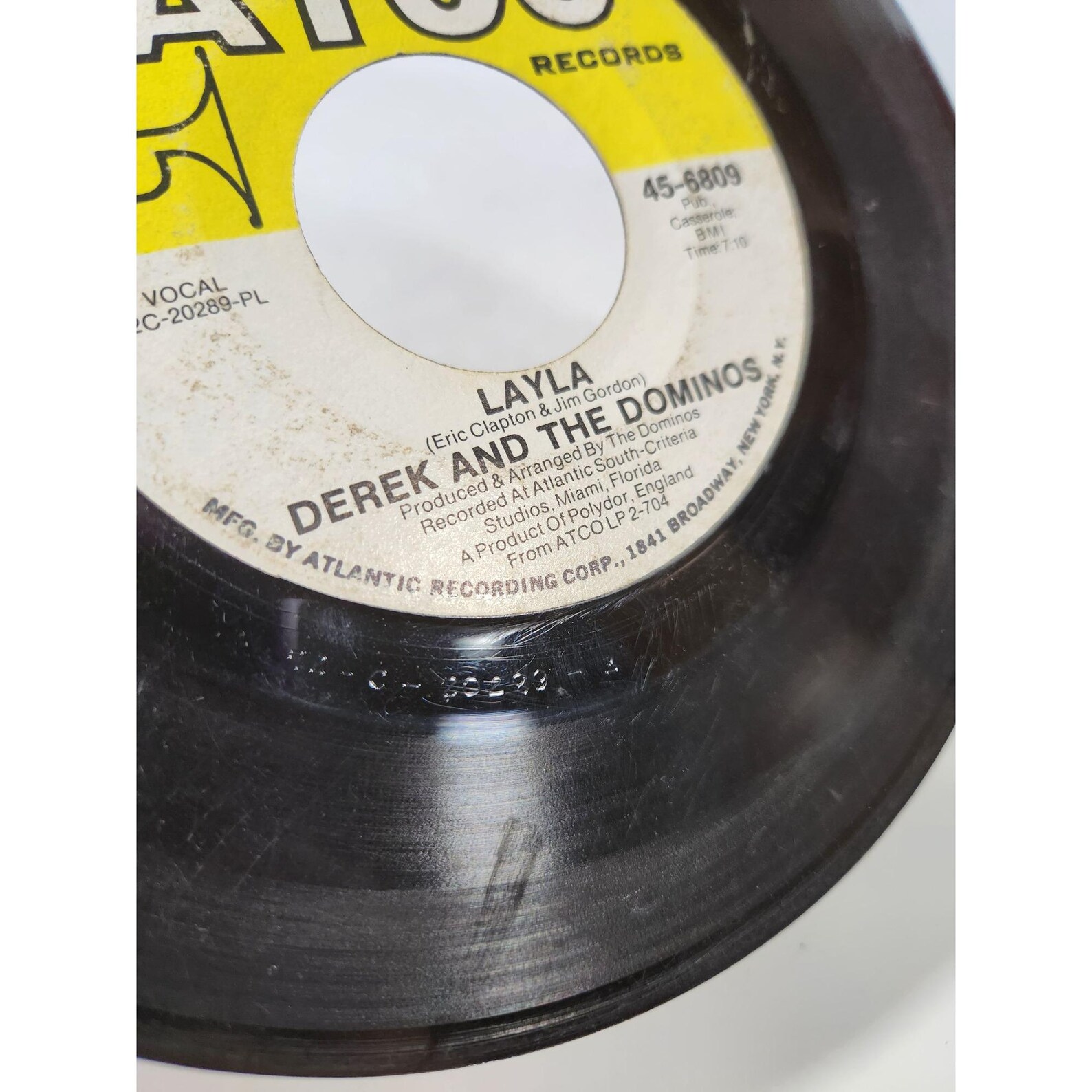 Derek and the Dominos Layla / I Am Yours 45 RPM Vinyl Record Vintage - Etsy