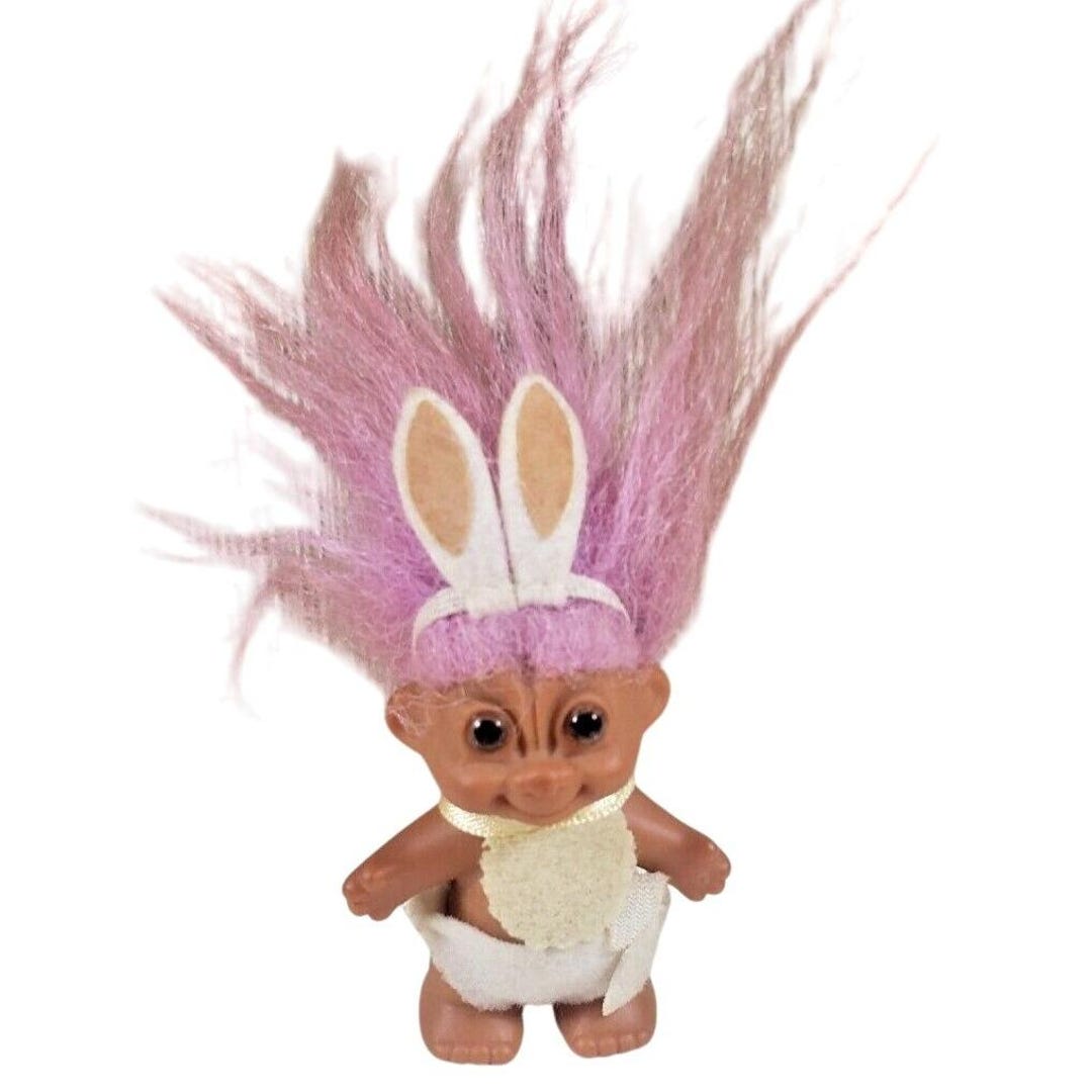 Russ Troll Doll Wacky Wabbit Easter Bunny Ears Bib Diaper Vintage - Etsy