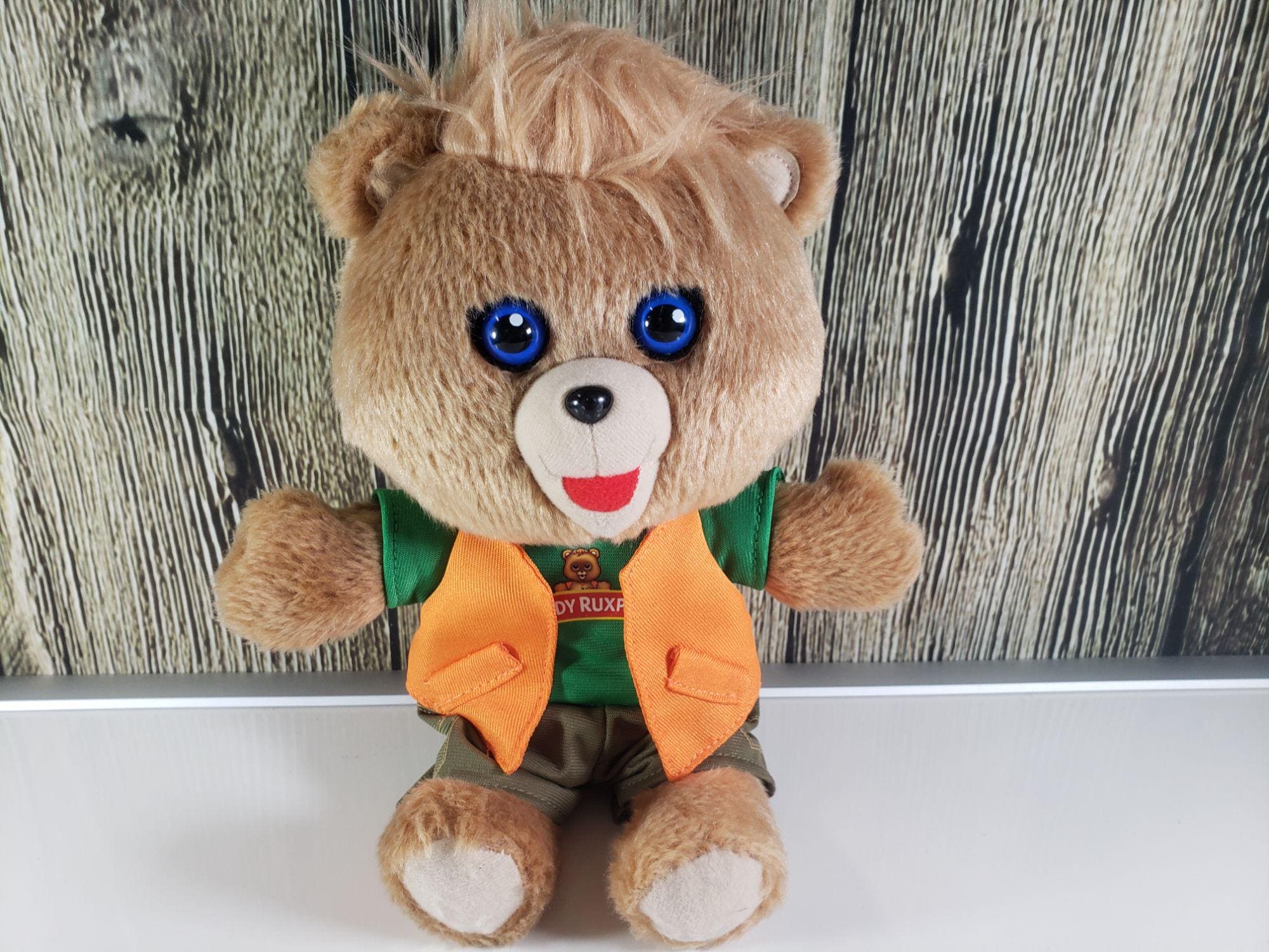 Teddy Ruxpin Hug N Sing Lullaby Plush Set Girl Boy Stuffed Animal Toys ...