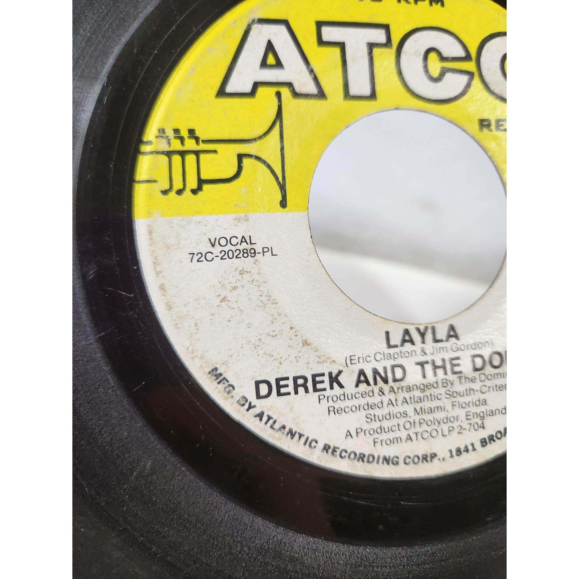 Derek and the Dominos Layla / I Am Yours 45 RPM Vinyl Record Vintage - Etsy