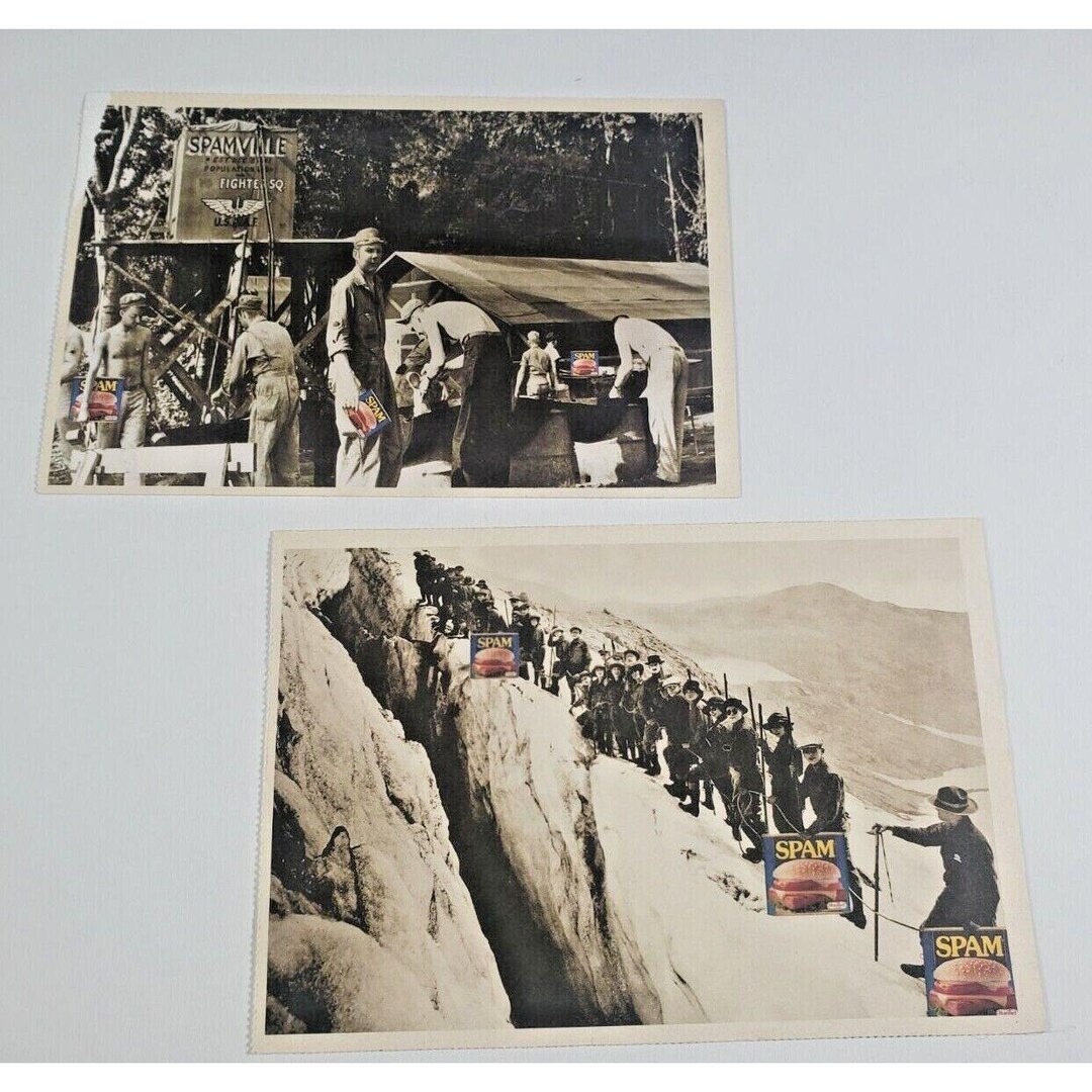 HORMEL SPAM MUSEUM 2 Postcards Landmarks Divided Unused Ephemera ...