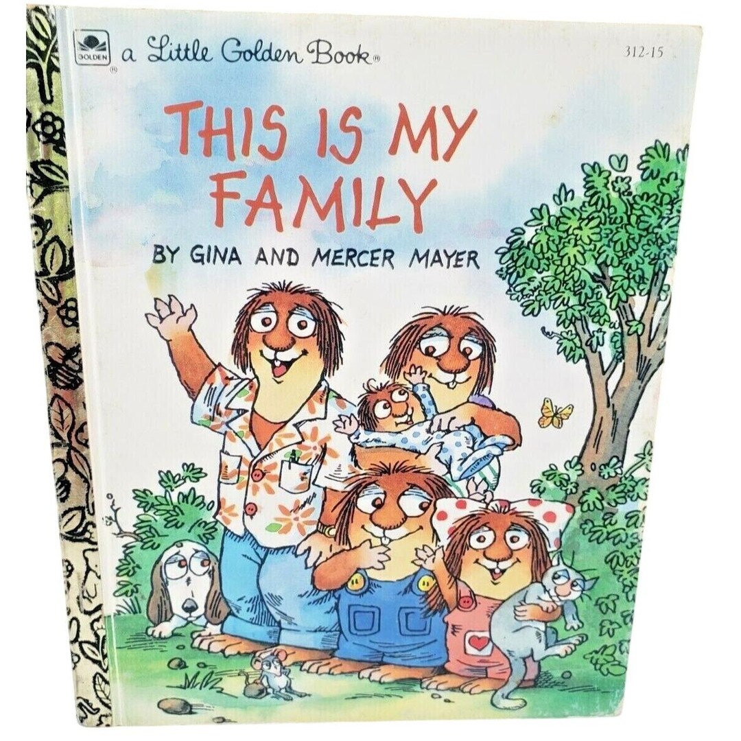 Little Golden Book This is My Family Mercer Meyer Vintage - Etsy