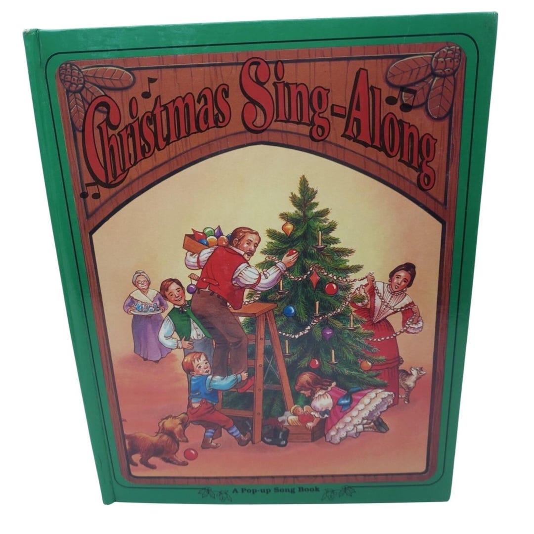 Vintage Christmas Sing-along Pop-up Song Book 1992 - Etsy