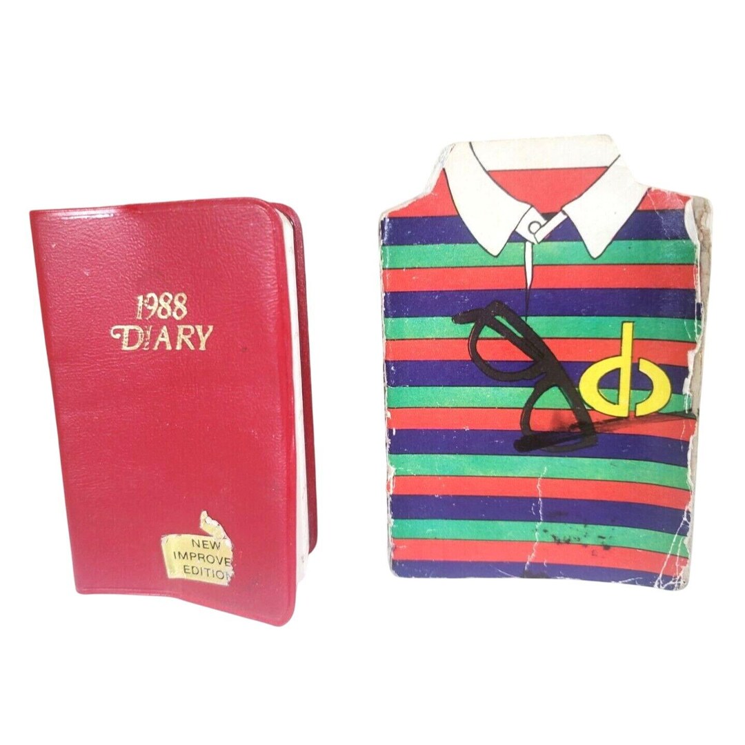 Miniature Diary Address Book Lot Blank Vintage 1980s - Etsy