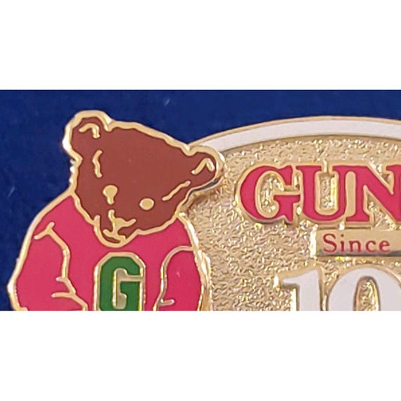 GUND Bears 100th Anniversary Lapel Pin 1998 Letterman… - Gem