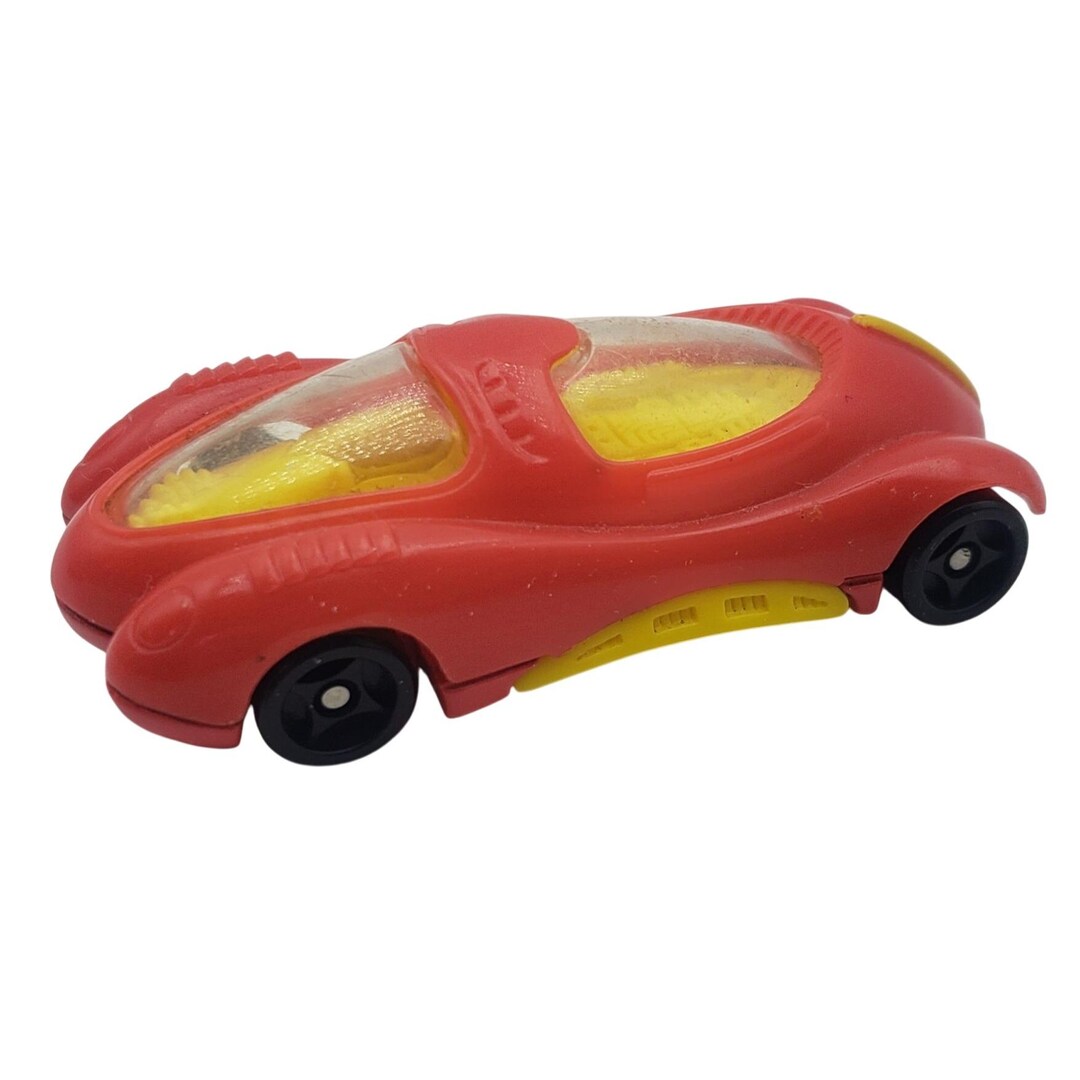 Hot Wheels 1994 Mattel Inc Red & Yellow Toy Car Model MC08 Vintage - Etsy