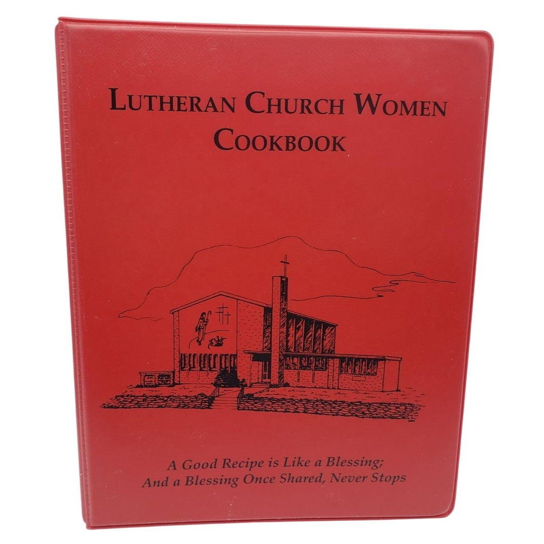 Lutheran Church Women Cookbook 1990 Jumbo Jacks Audubon Iowa Recipes ...