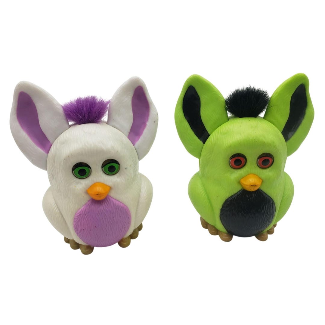 Burger King Furby Fast Food Toy 2005 Movable Ears and Eyes Set of 2 - Etsy