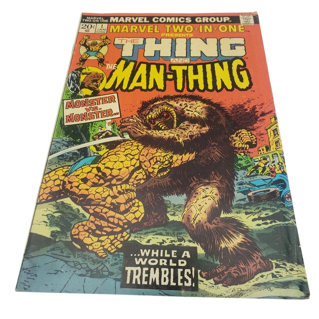 Marvel Two-in-one #1 the Thing & the Man-thing Comic Book 1974 First ...