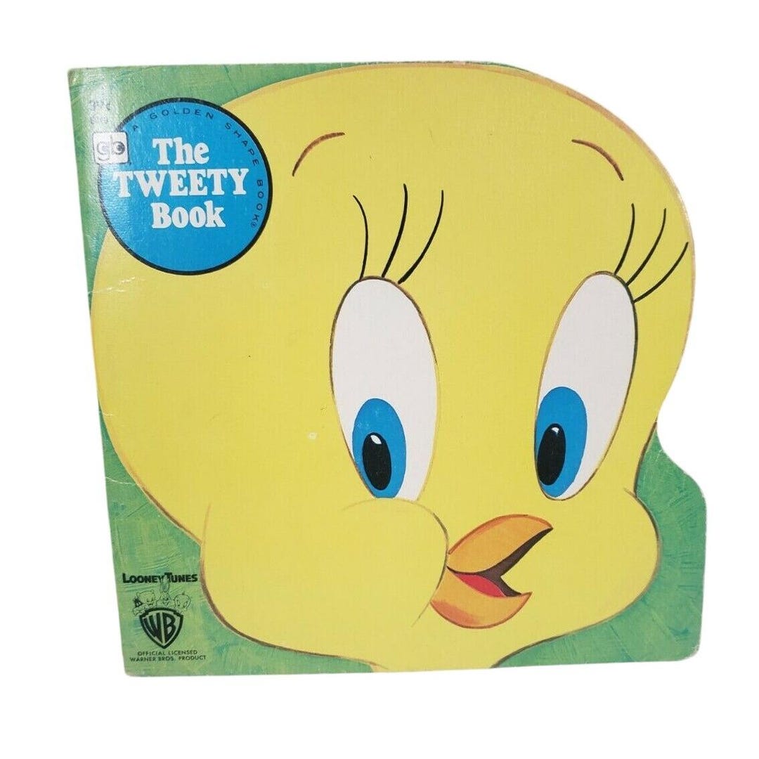 Golden Super Shape Book THE TWEETY BOOK Ephemera Vintage 1976 - Etsy