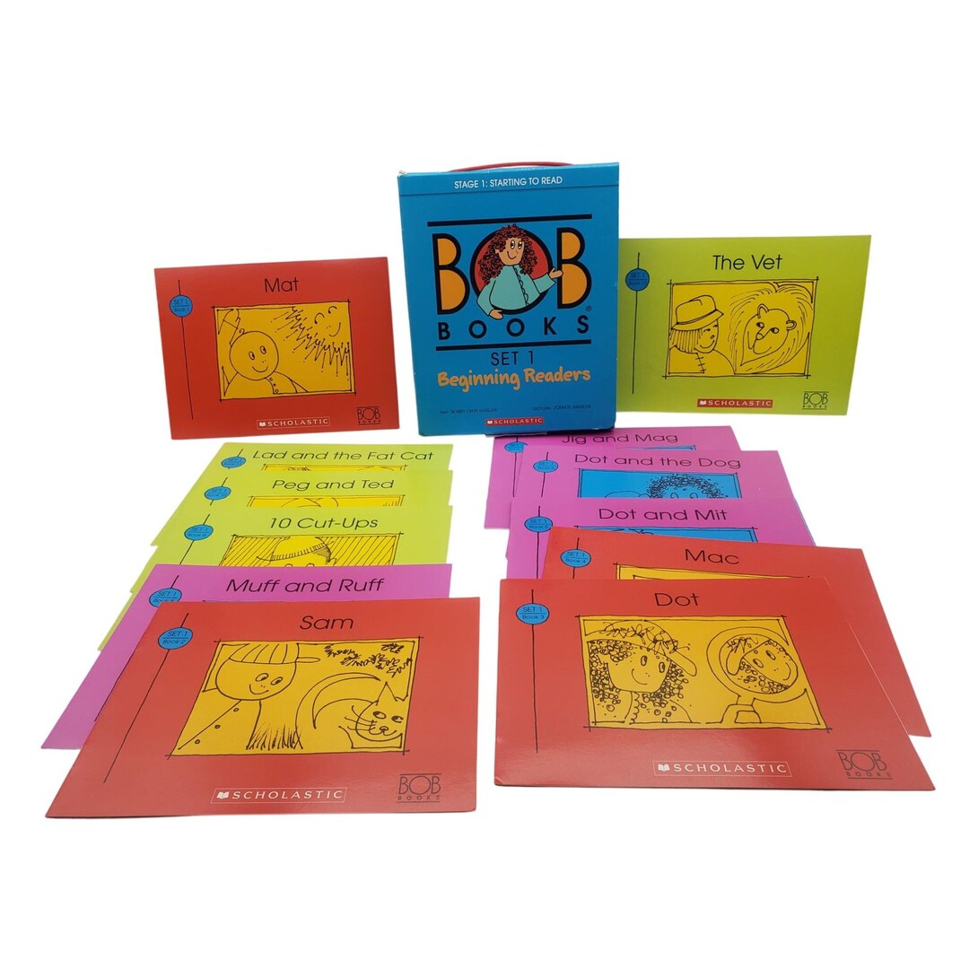 Bob Books Beginning Readers Complete 12 Book Set 1 Scholastic Early ...