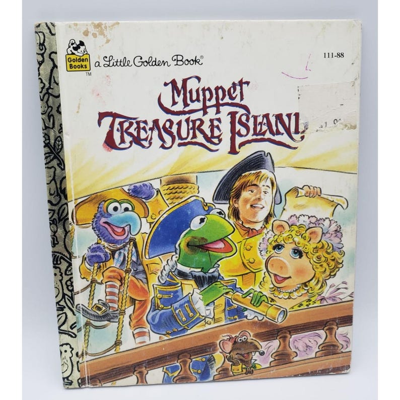 Little Golden Book Muppet Treasure Island Vintage - Etsy