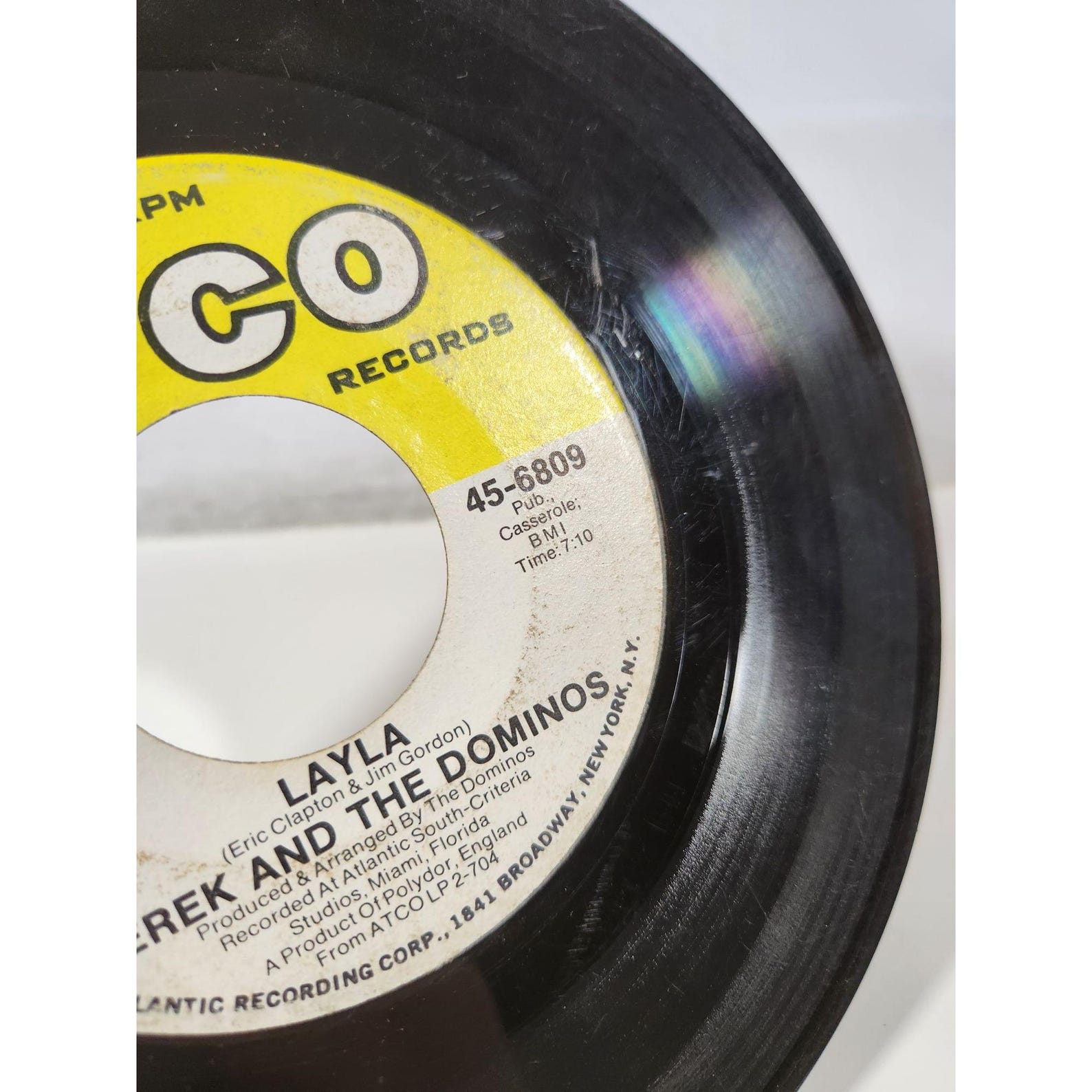 Derek and the Dominos Layla / I Am Yours 45 RPM Vinyl Record Vintage - Etsy