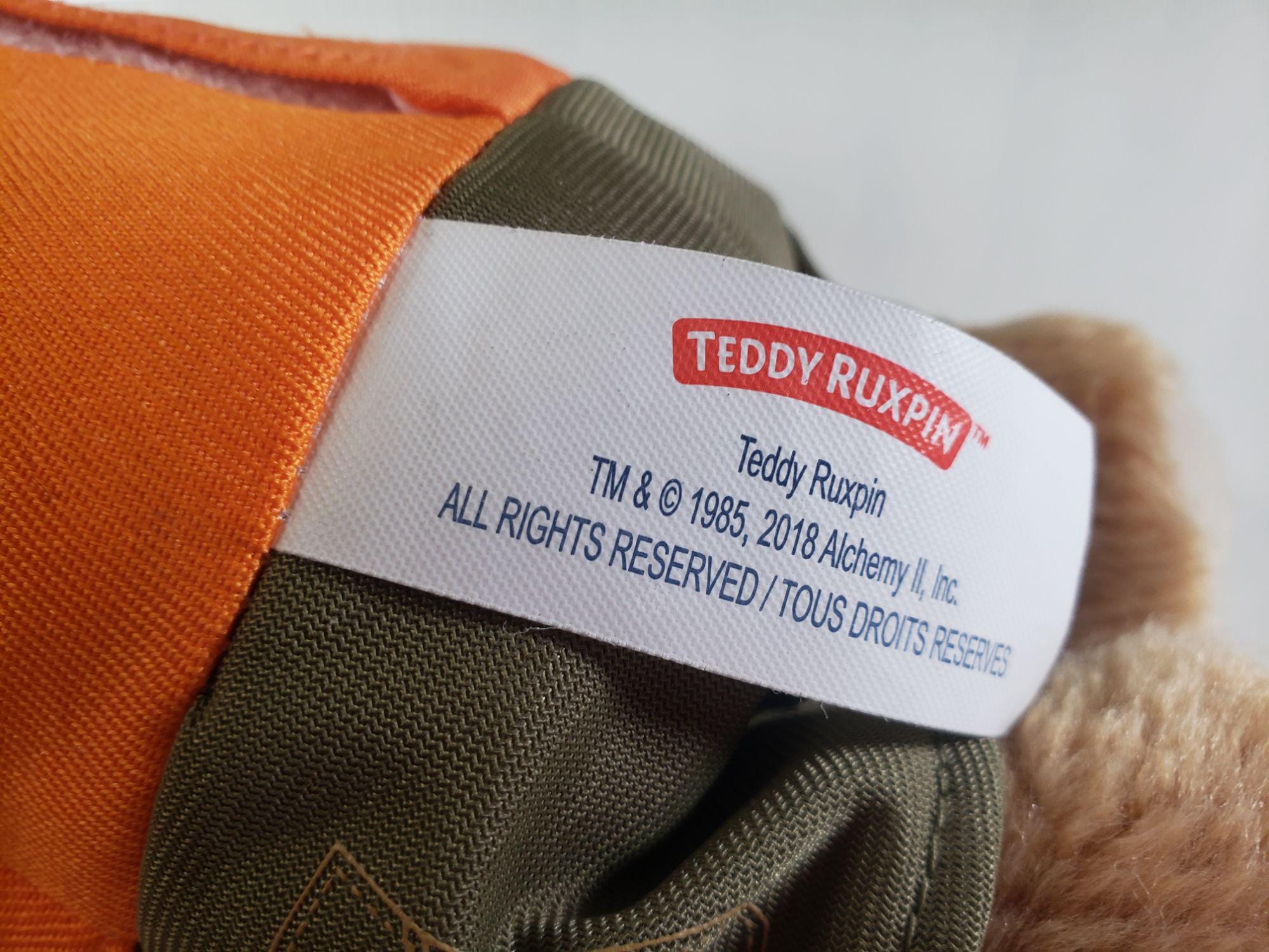 Teddy Ruxpin Hug N Sing Lullaby Plush Set Girl Boy Stuffed Animal Toys ...
