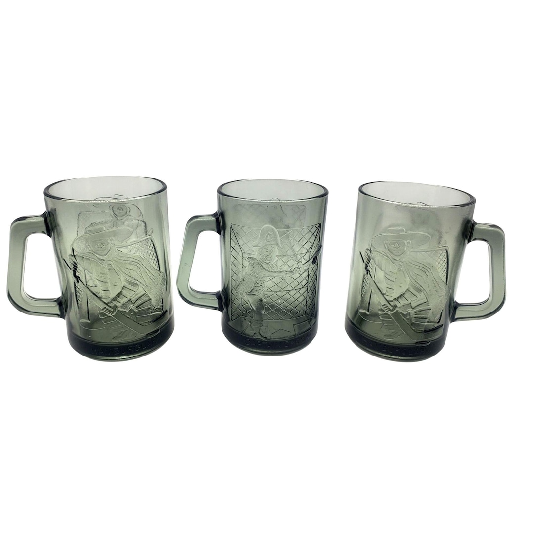 Mcdonalds 1977 Grimace Hamburglar Captain Crook Glass Mugs Set of 3 ...