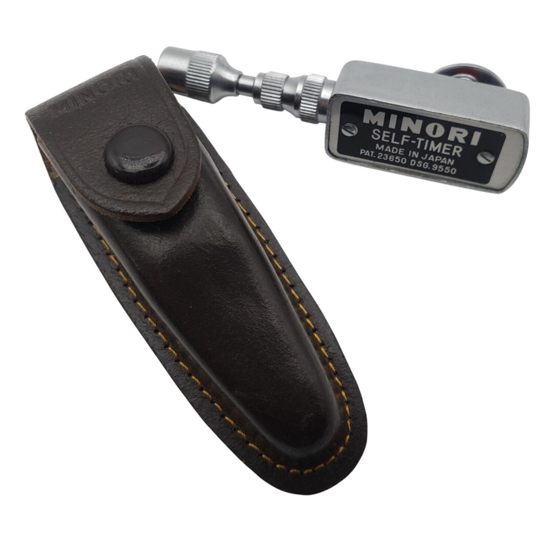 Vintage Minori Photography Self-timer Leather Case Made in Japan - Etsy