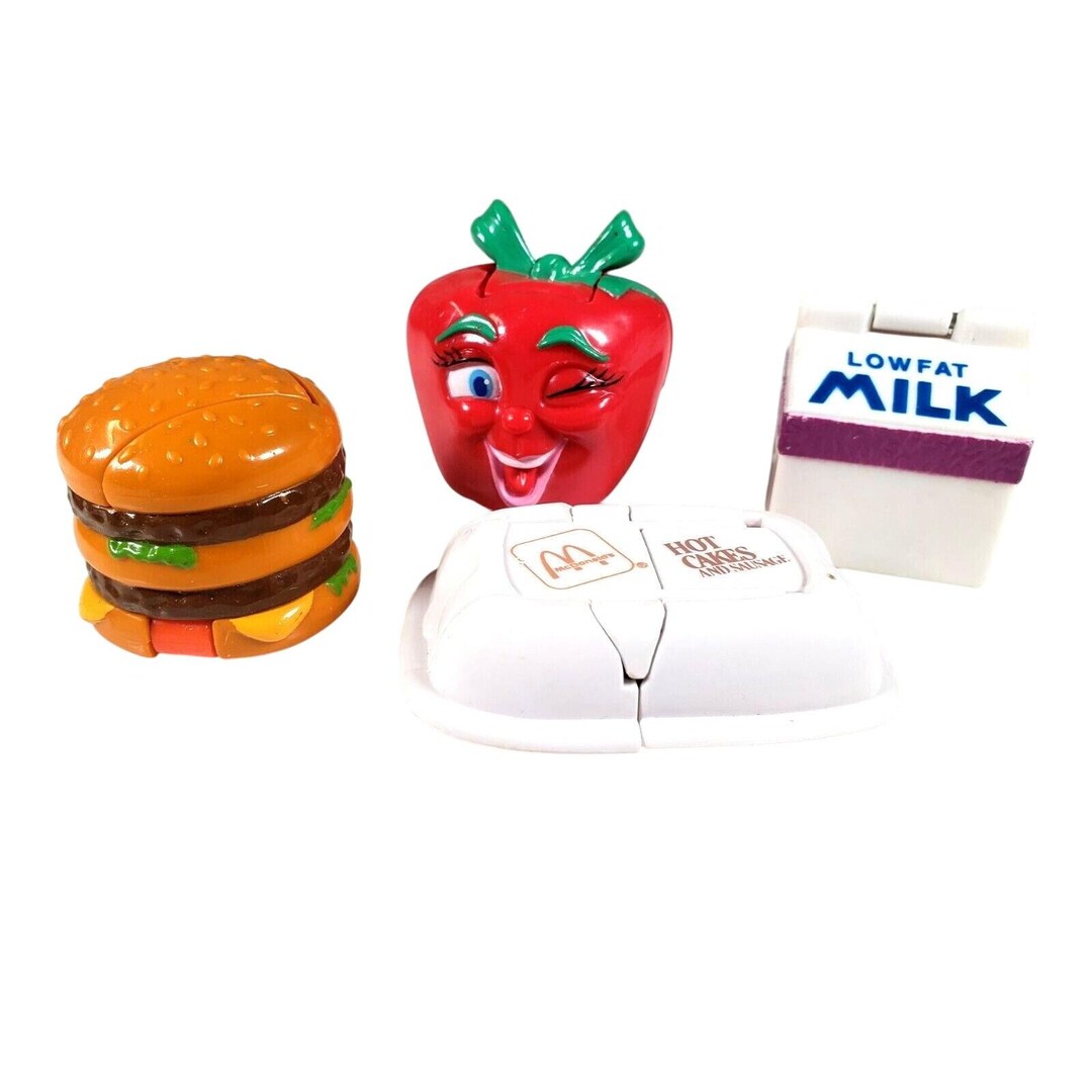 Mcdonalds Transformers Changeables Food Happy Meal Toys 1990 Vintage ...