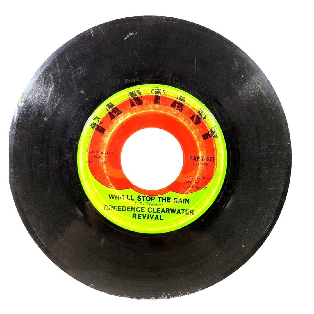 Creedence Clearwater Revival Who'll Stop the Rain Travelin Band 45 RPM ...
