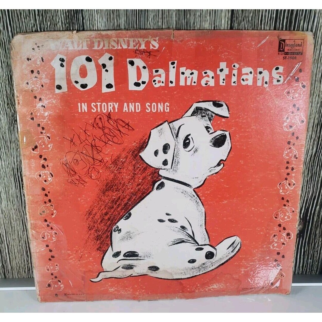 WALT DISNEY 101 Dalmatians in Story and Song Album LP Vintage - Etsy