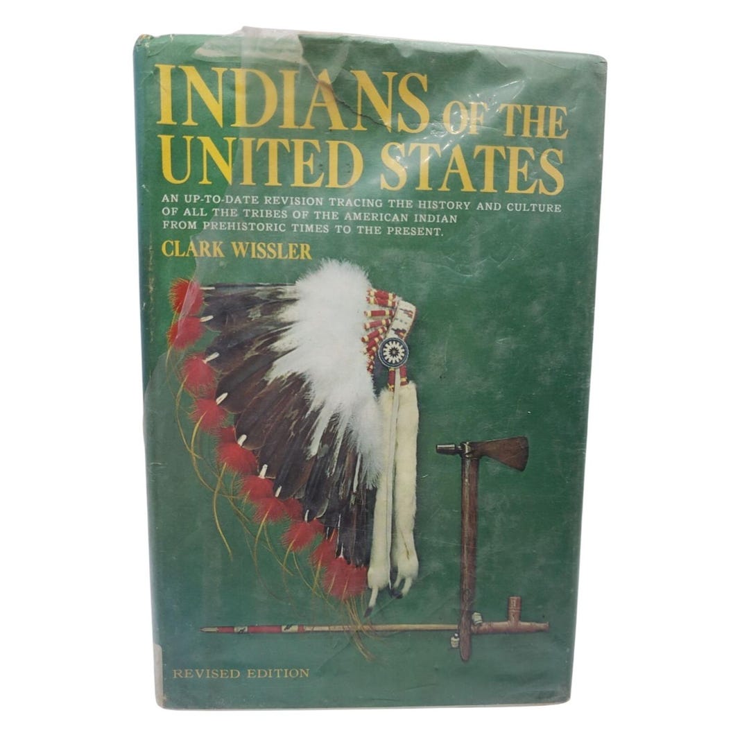 Indians of the United States Clark Wissler Revised Ed 1966 Hardcover ...