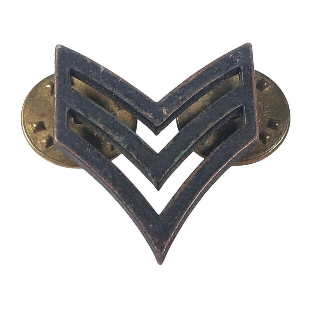 USMC Marine Corps Pin Sergeant Rank Insignia Metal Badge Pinback ...