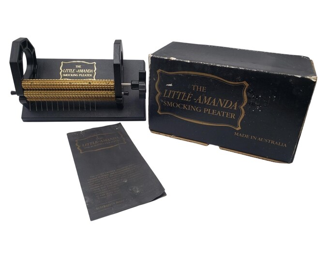 Little Amanda Smocking Pleater Sewing Tool Australia 13 Needles Vintage ...