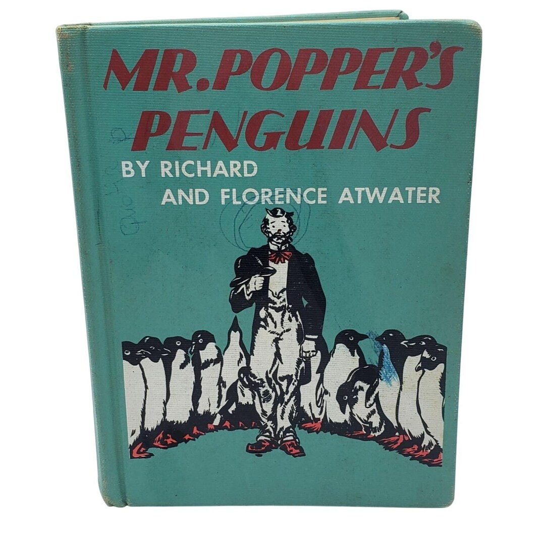 Mr Poppers Penguins Richard & Florence Atwater Hardcover Library ...
