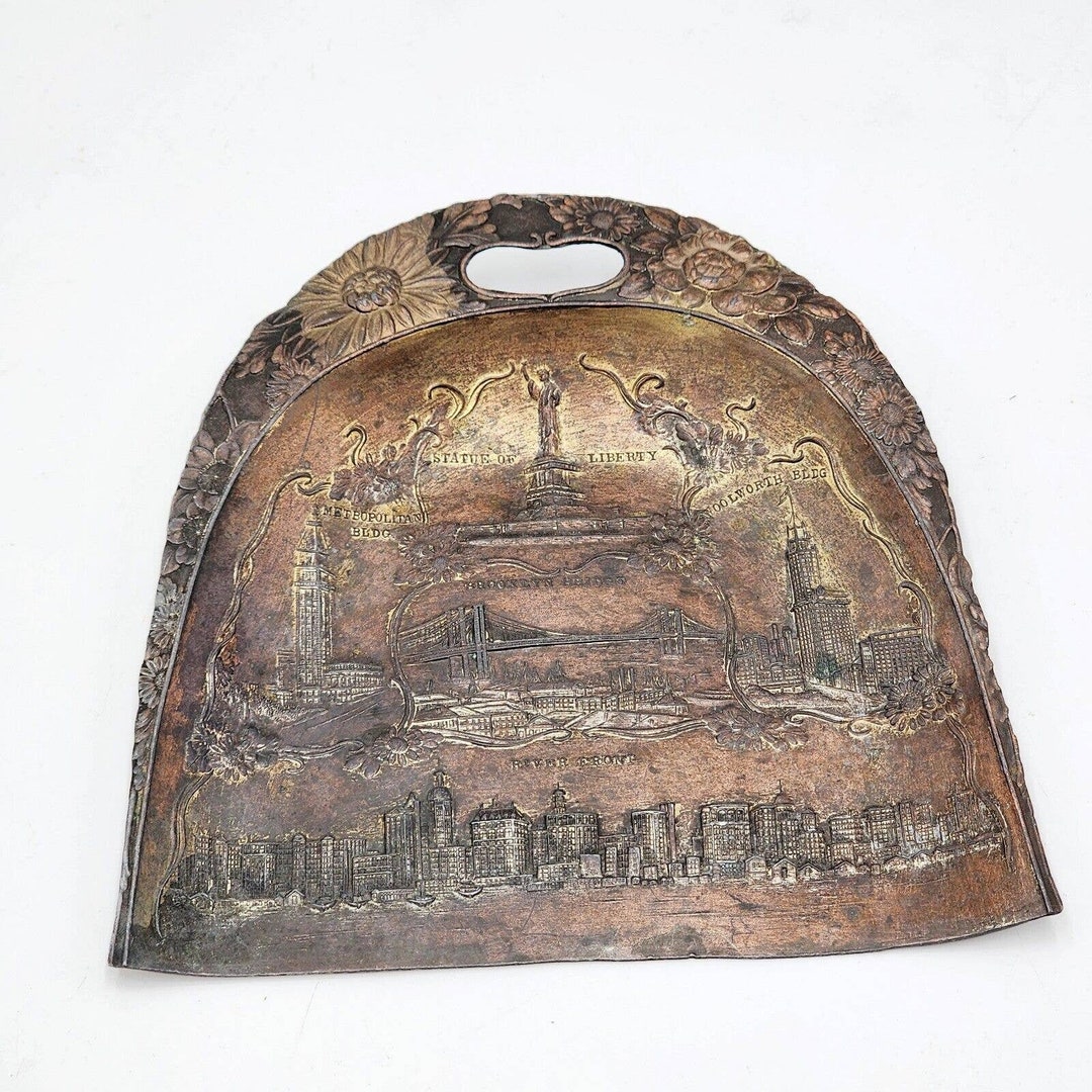 Vintage A.C Bosselman Co N.Y Dust Pan Crumb Tray New York Souvenir ...