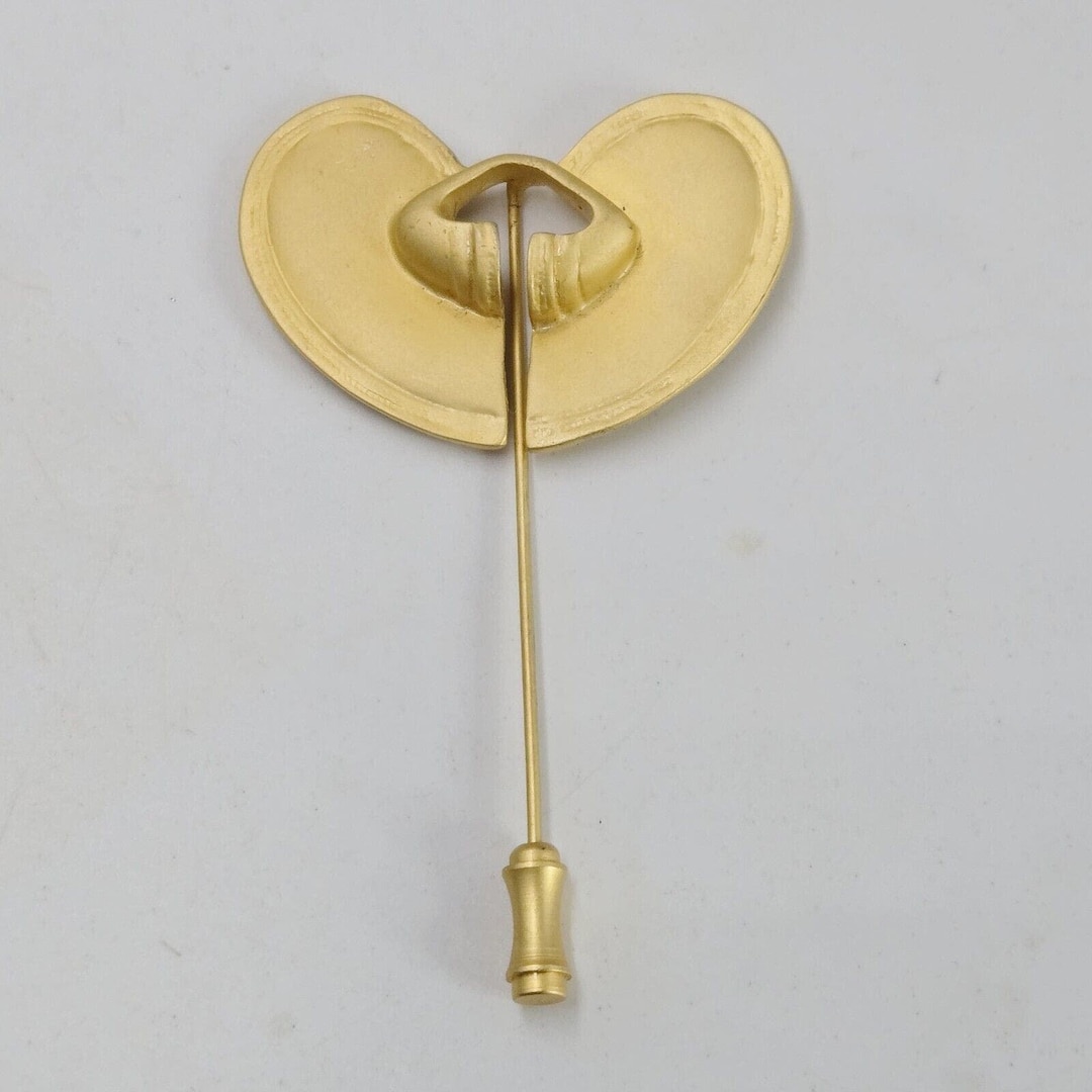 Vintage L.A CANO Stick Pin Matte Gold Museum Replica 24 Plated ...