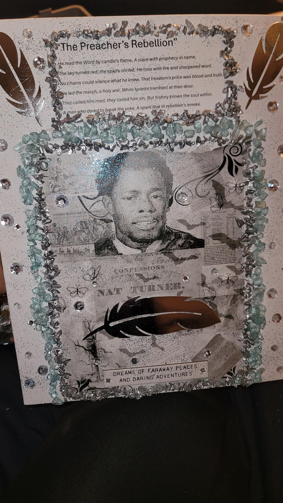 Framed Nat Turner Art “the Preacher’s Rebellion” 11x14 Black American ...