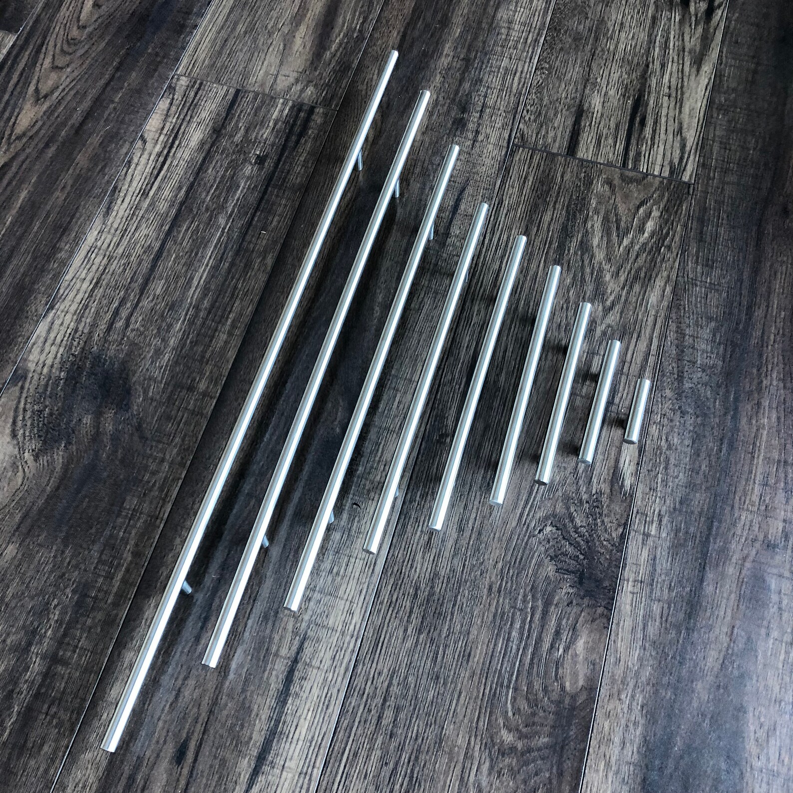 Modern Silver Drawer Pulls Silver Drawer Pulls Mid Century - Etsy