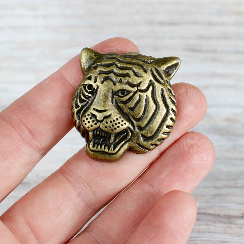 Tiger Drawer Knobs Big Cat Cabinet Hardware Animal Shaped | Etsy