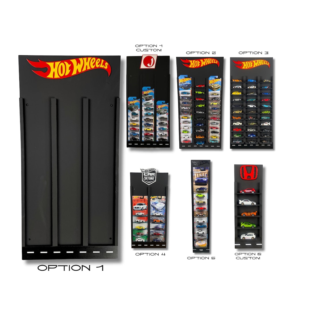 Toy Car Wall Display for Hot Wheels Die Cast Collection Storage Display ...