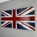 Burnt Wood British Flag Wooden Union Jack Flag Shou Sugi Ban Wooden ...