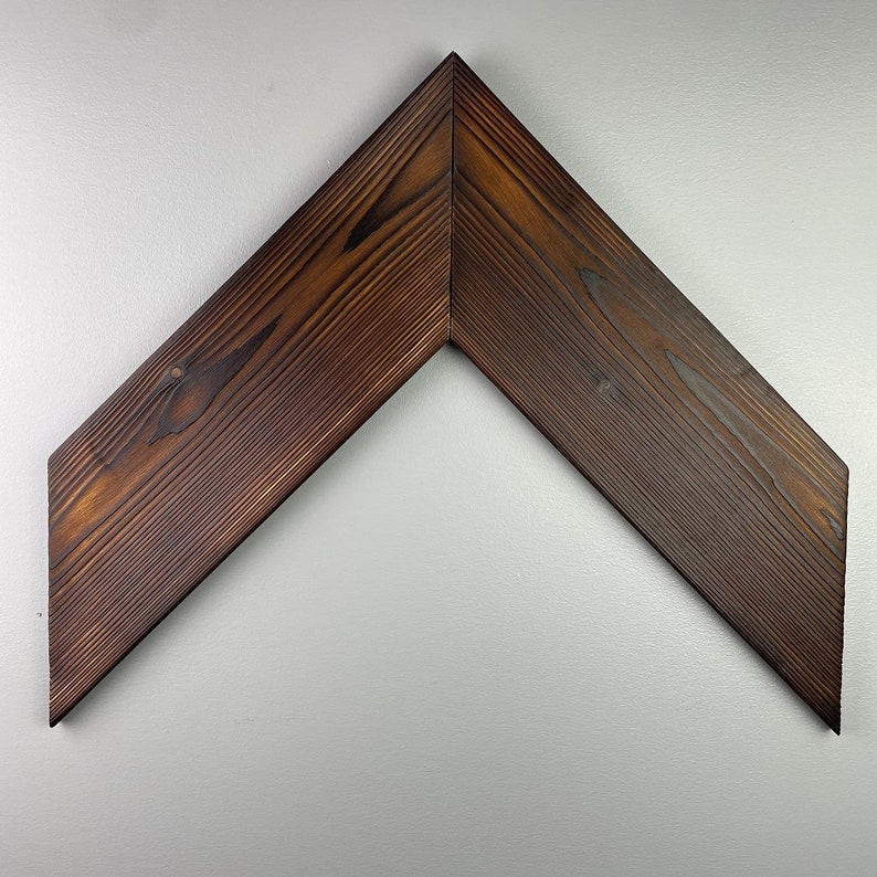 Wood Chevron Arrows Wood Arrow Wall Hanging Shou Sugi Ban - Etsy