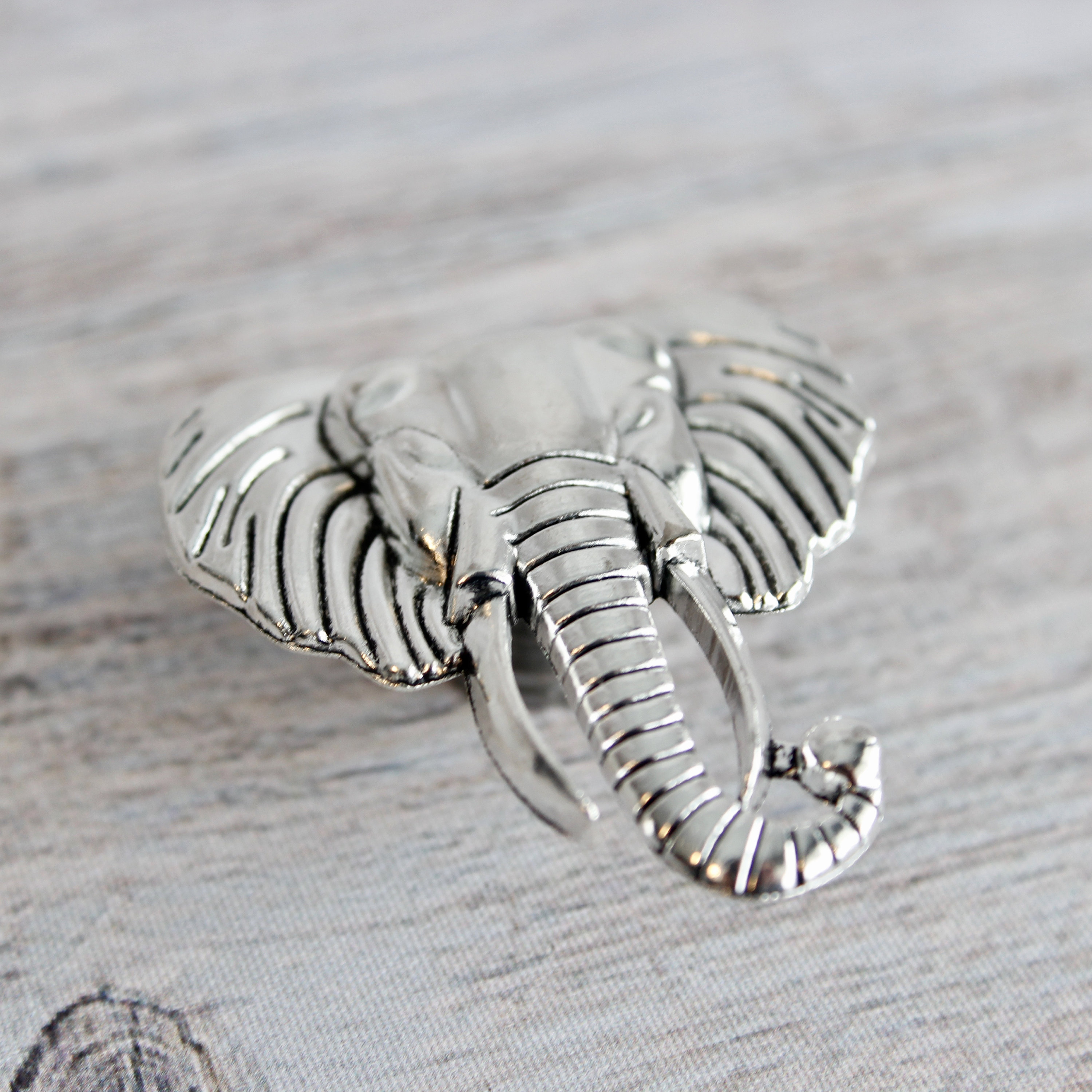 Elephant Drawer knobs in Silver for Nursery Decor Silver | Etsy