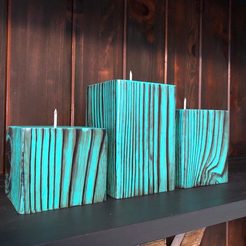 Candle Holders Candle Base Rustic Candles Candle Lovers - Etsy