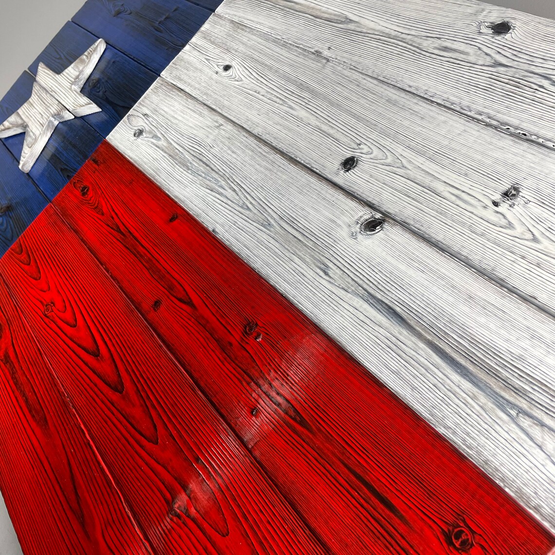 Wooden Texas Flag Handmade Rustic 36 X 24 Burnt Wood Flag of - Etsy