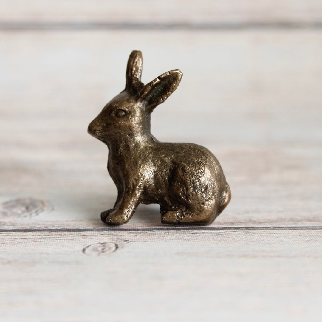Little Rabbit Drawer Knobs Small Bunny Cabinet Knobs in - Etsy