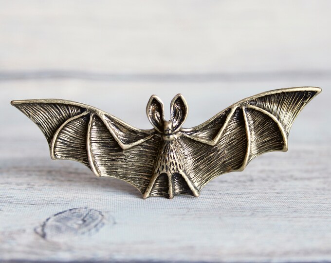 Metal Brass Bat Drawer Knobs - Bat Cabinet Knobs for Your Gothic Home ...