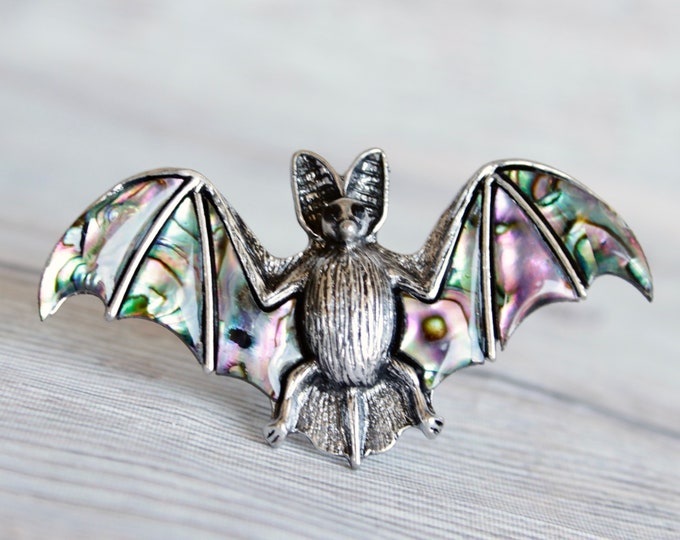 Antique 2185 DC Bat Wing Drop Bail Pull Handle Dark Brass - Etsy