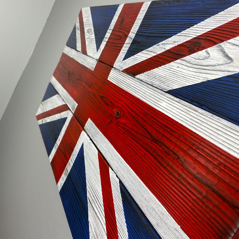 Burnt Wood British Flag Wooden Union Jack Flag Shou Sugi - Etsy Canada