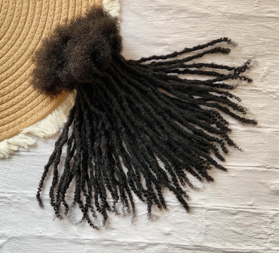 100 Locs Anwi Textured Human Hair Loc Extensions With Curly Tips ...