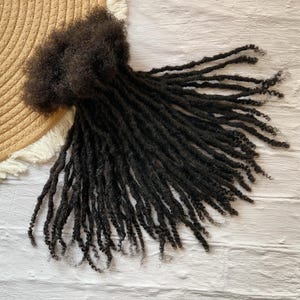 100 Locs Anwi Textured Human Hair Loc Extensions With Curly Tips ...