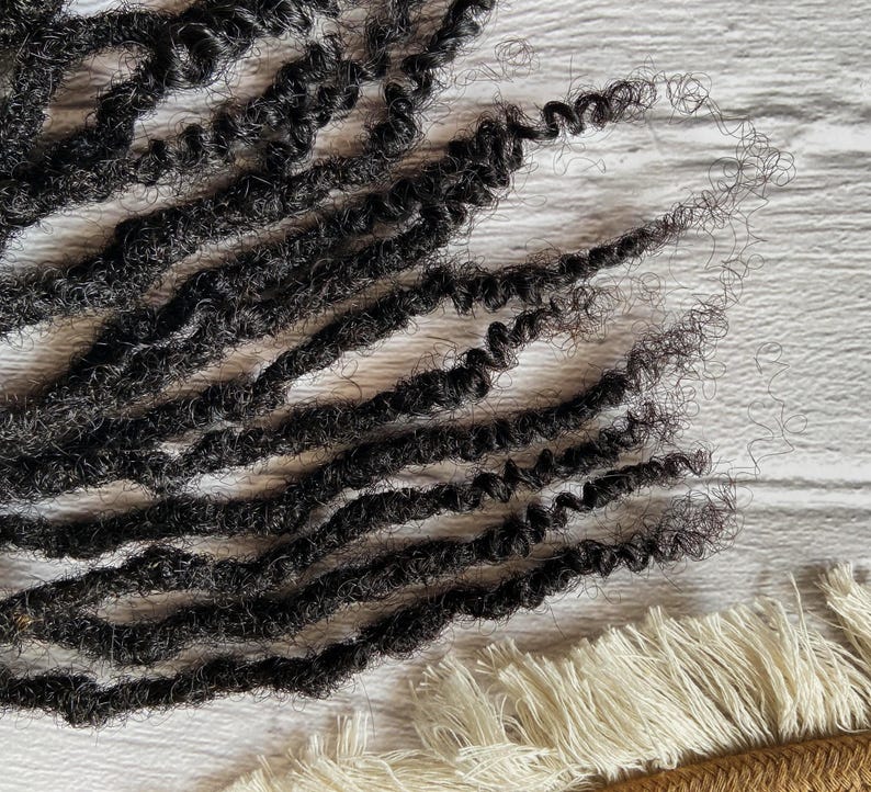 100 Locs Anwi Textured Human Hair Loc Extensions With Curly Tips ...