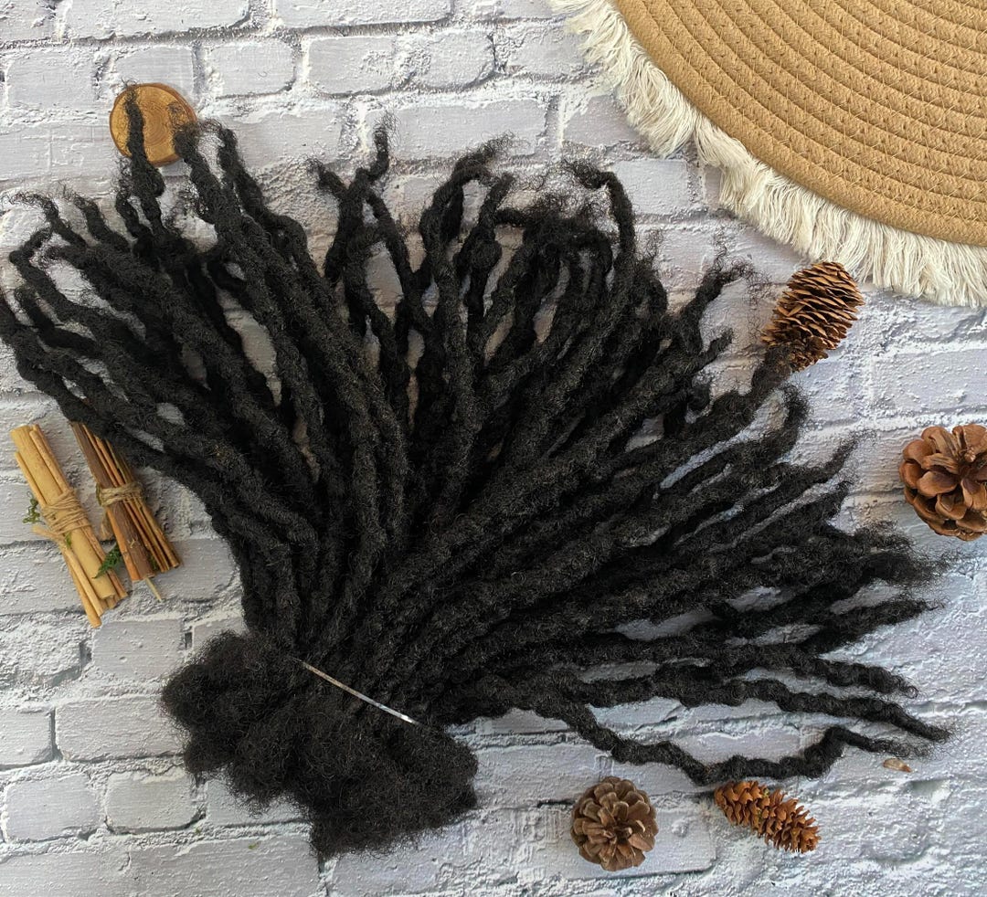 100 Anwi Curly Tips Human Hair Loc Extensions Thickness of 0.6-0.8cm - Etsy