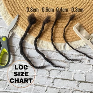 100 Locs Anwi Textured Human Hair Loc Extensions With Curly Tips ...