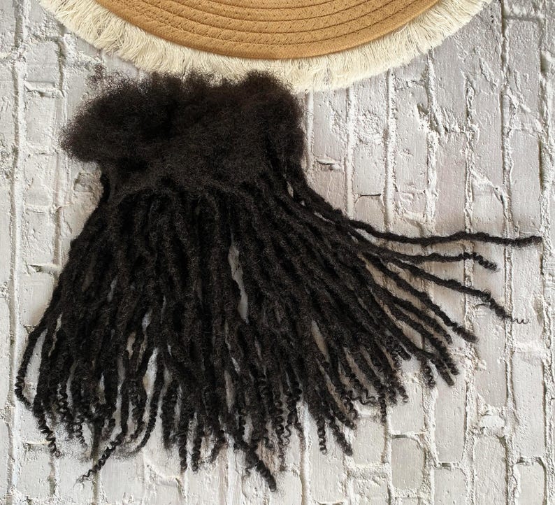 100 Locs Anwi Textured Human Hair Loc Extensions With Curly Tips ...