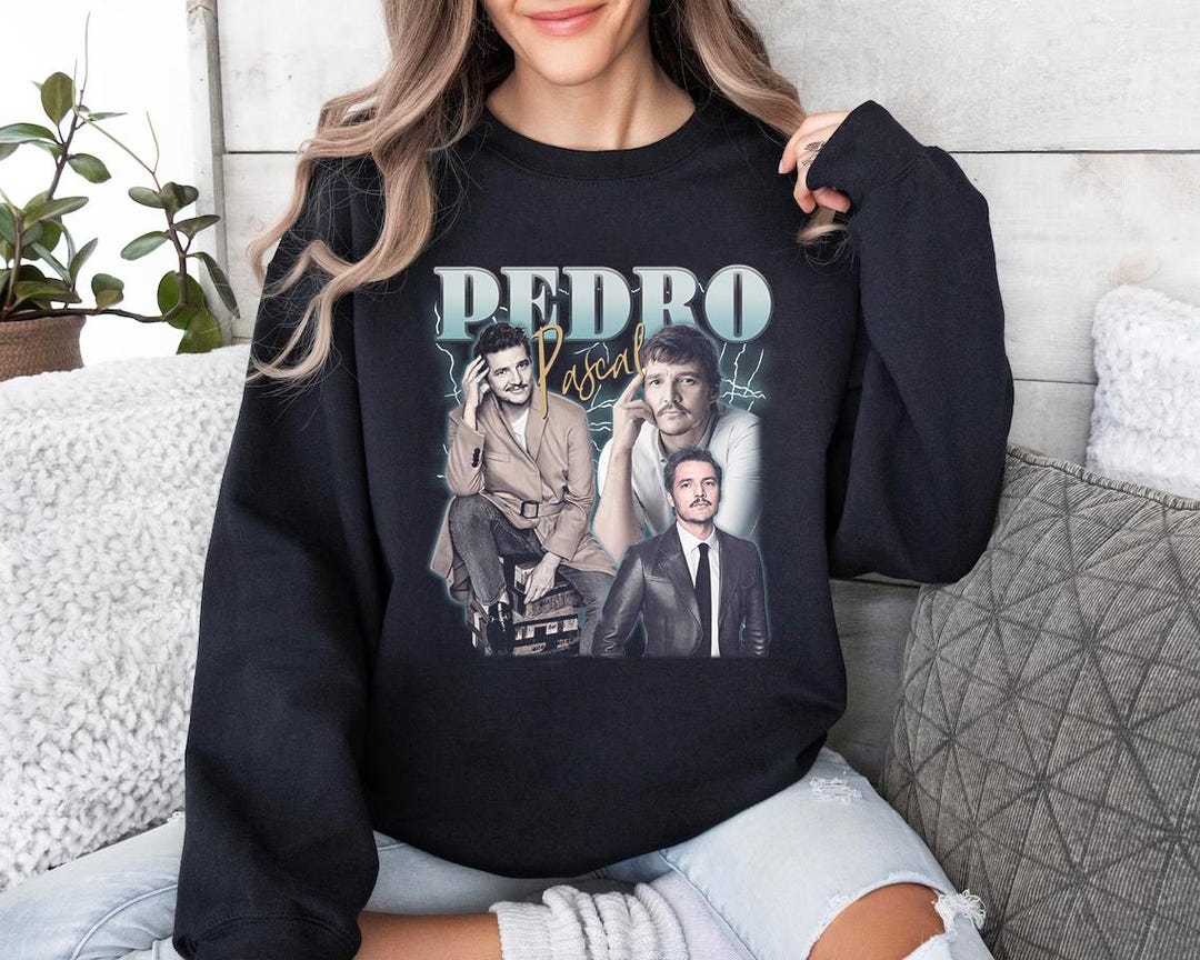 Pedro Pascal Vintage Unisex Png, Pedro Pascal Digital, Actor Homage Tee ...