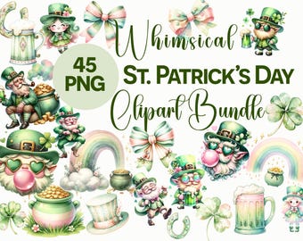St. Patrick's Day Clipart, Instant Download Clipart, Scrapbook Clipart ...